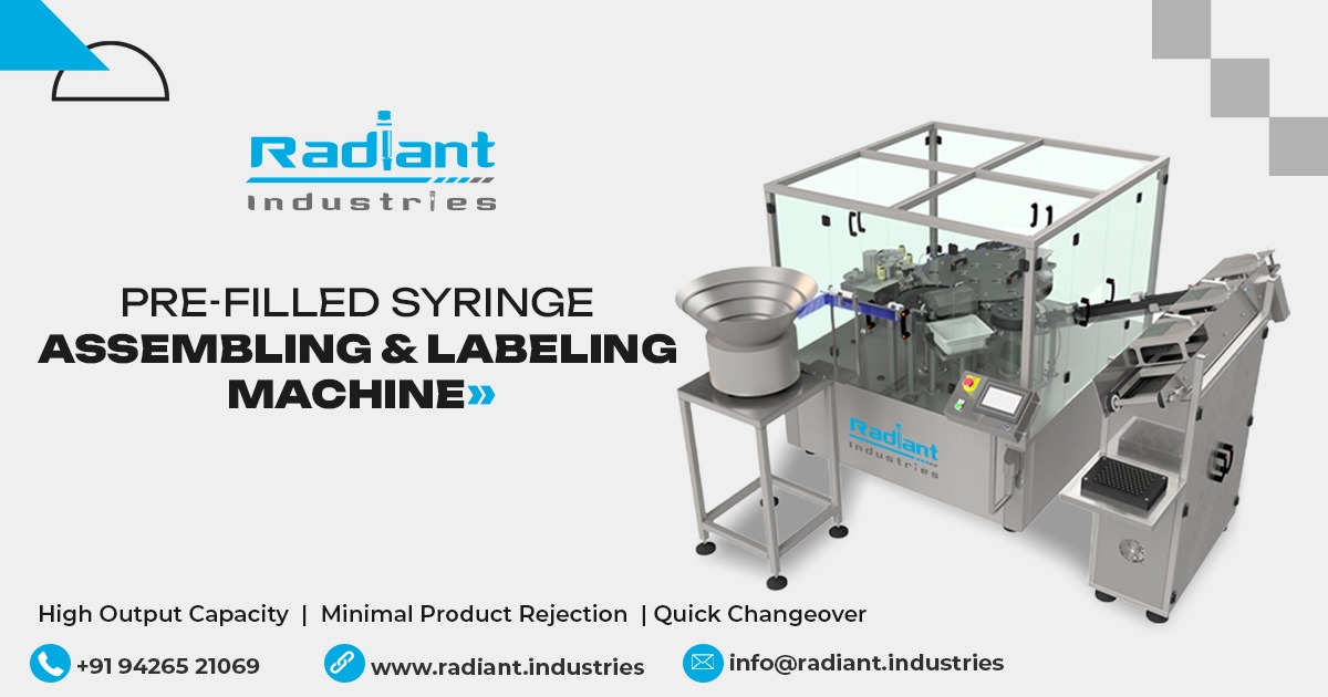 PFS Assembling and Labeling Machine in Jharkhand | Radiant Industries